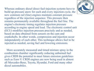 Common rail direct injection | PPTX