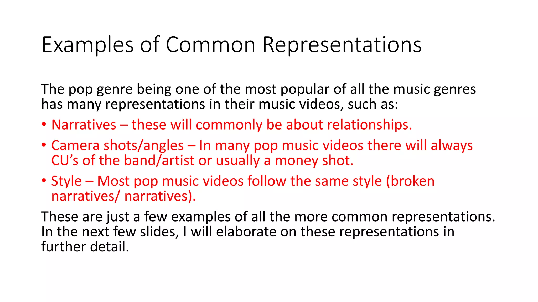 Common Representations | PPTX