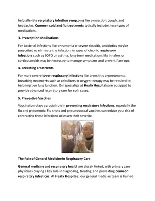 Common Respiratory Infections How General Medicine Can Help You Stay ...