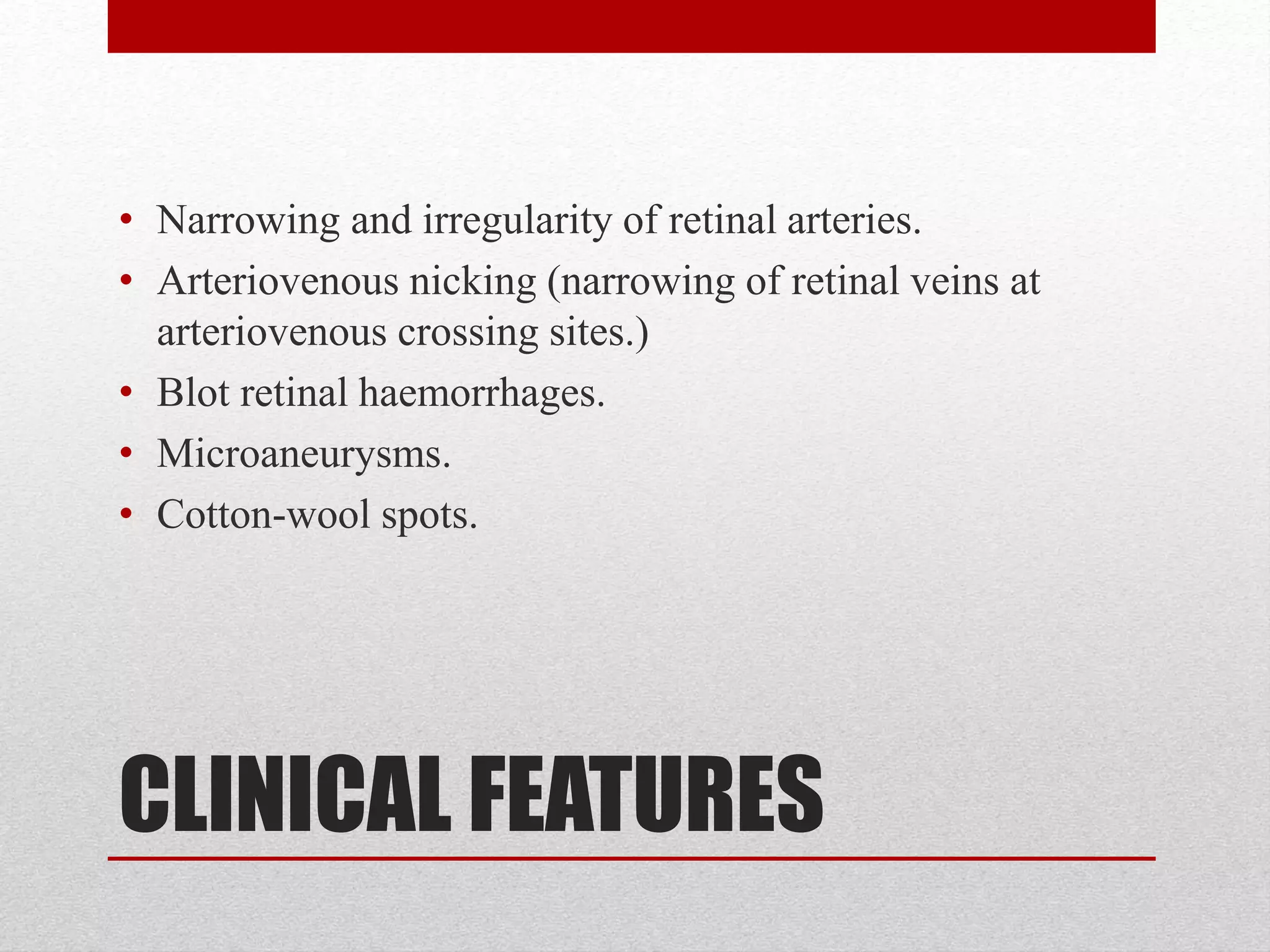 Common retinal disease | PPTX