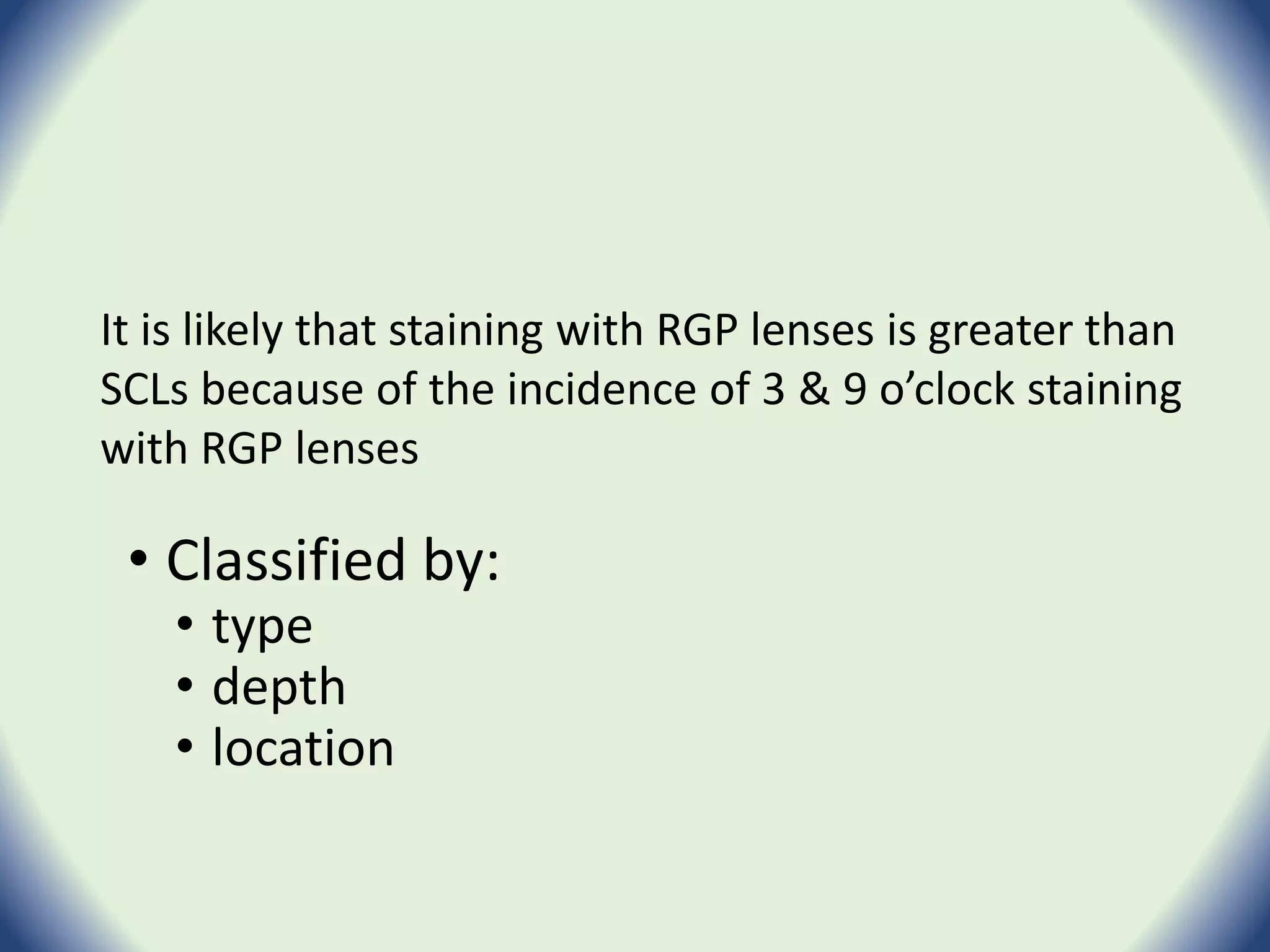 RGP Complications | PPTX | Eye and Vision Conditions | Diseases and Conditions