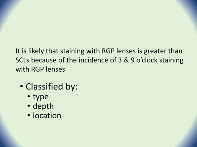 RGP Complications | PPTX | Eye and Vision Conditions | Diseases and Conditions