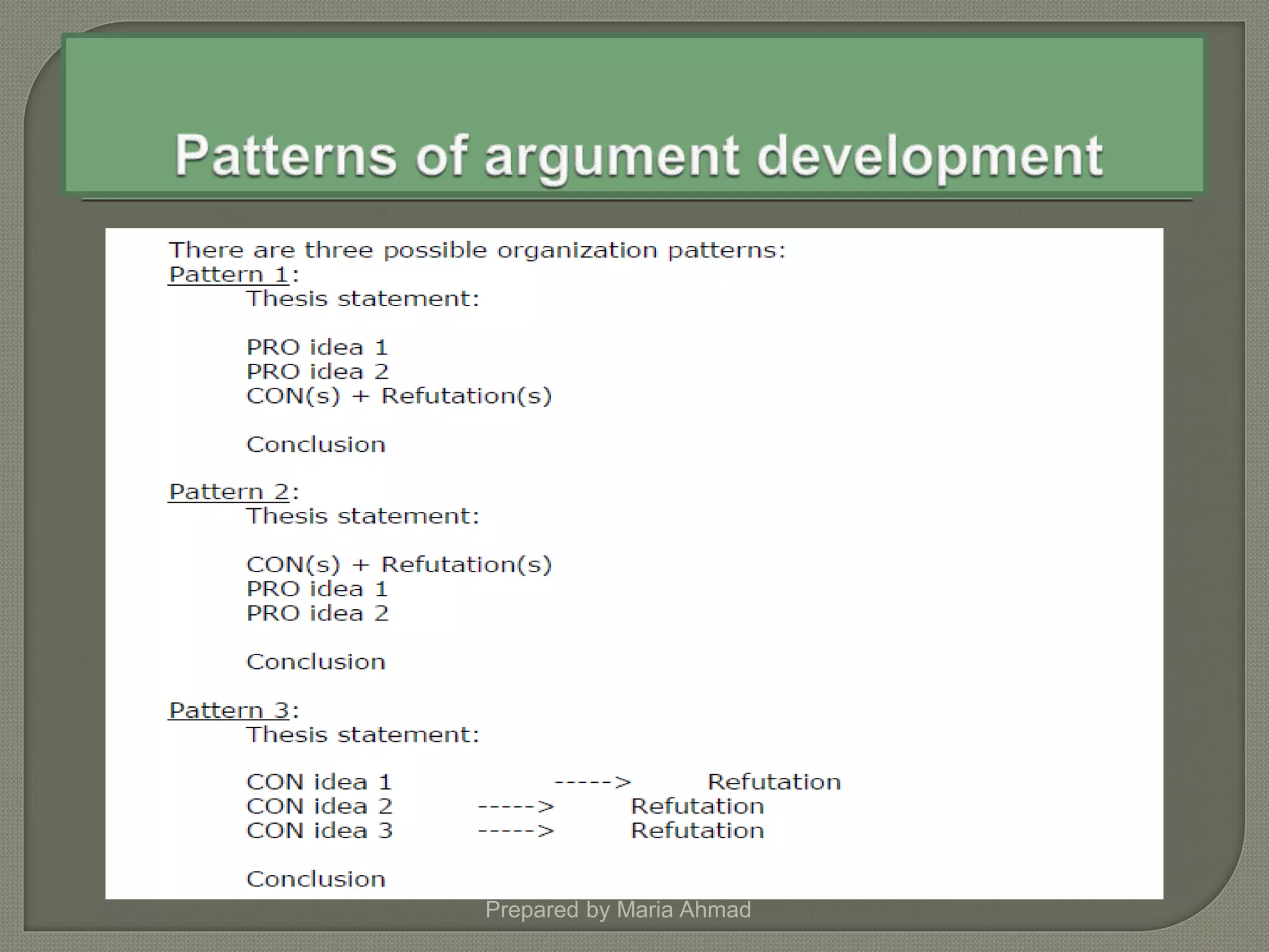 Common rhetorical functions in academic writing | PPTX