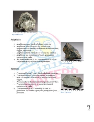Six Common Rock-Forming Minerals | PDF