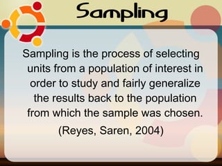 Common sampling techniques | PPT