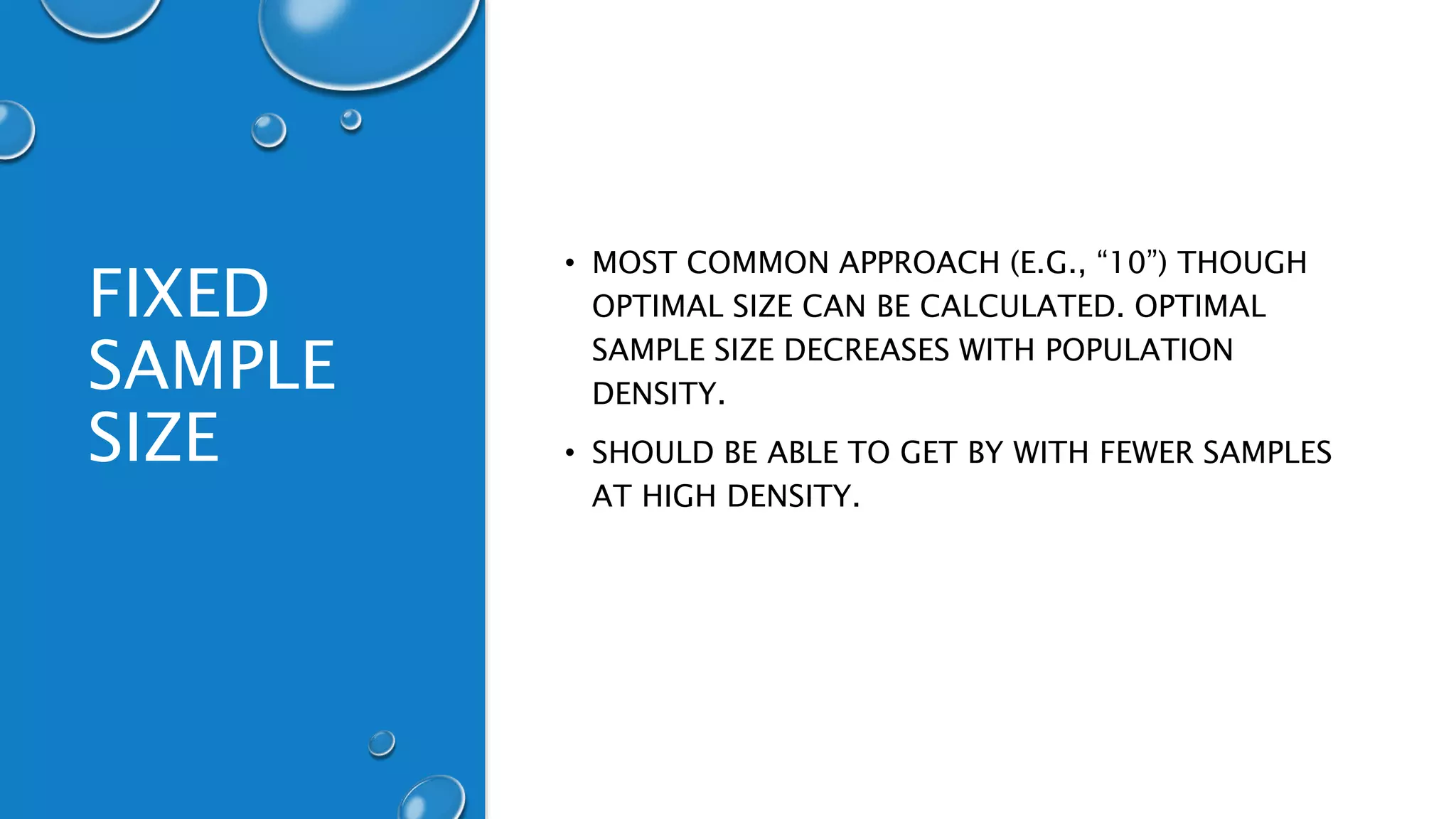 Common sampling techniques in insect pests | PPTX
