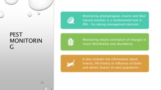 Common sampling techniques in insect pests | PPTX