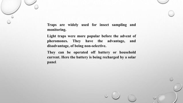 Common sampling techniques in insect pests | PPTX
