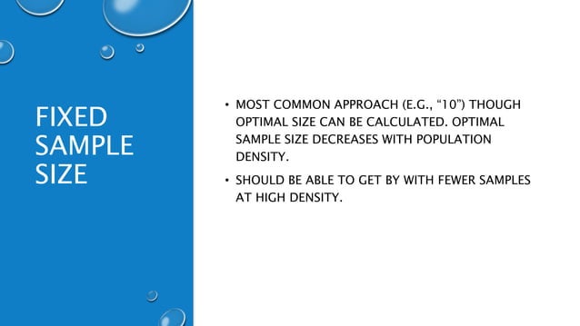 Common sampling techniques in insect pests | PPTX