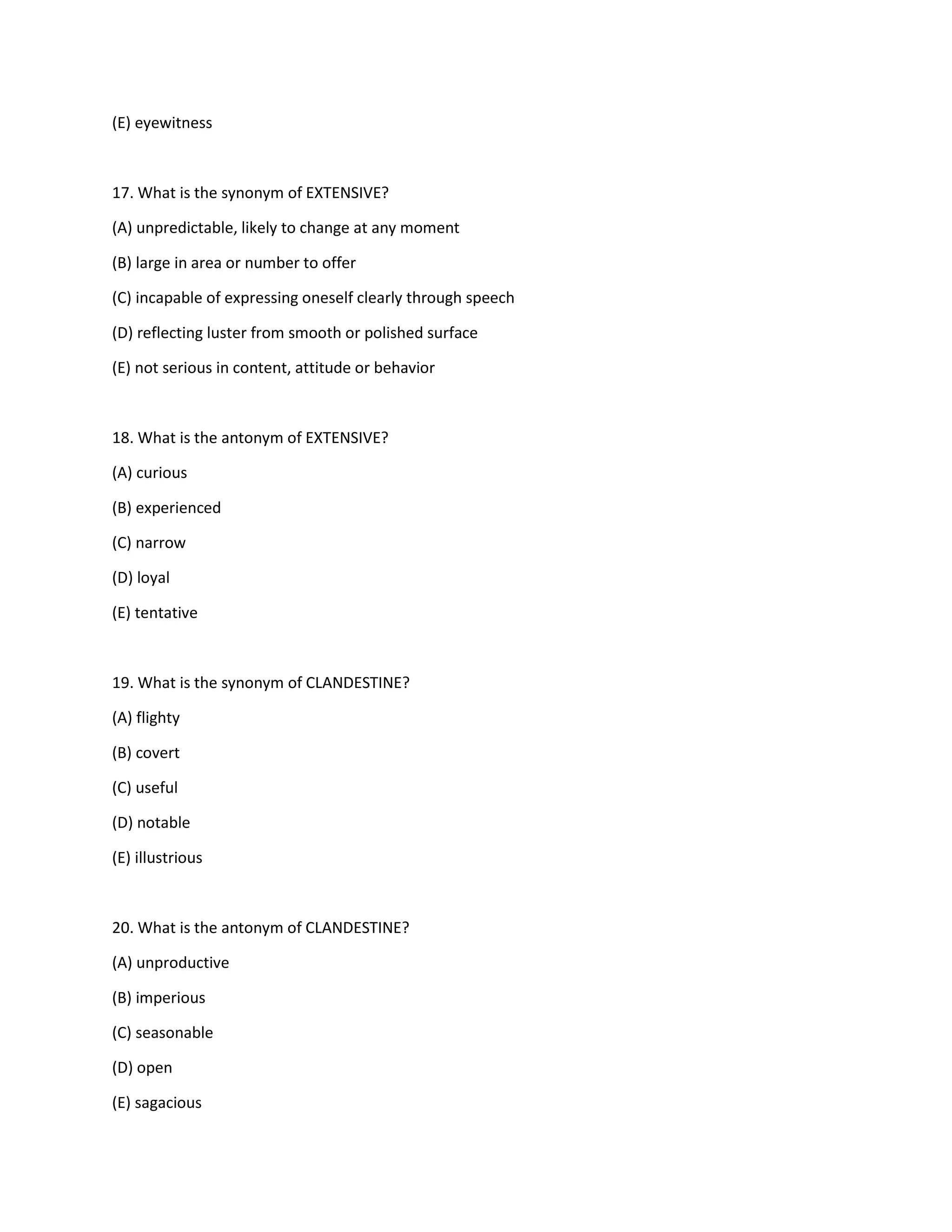Gre Words Flashcards | PDF