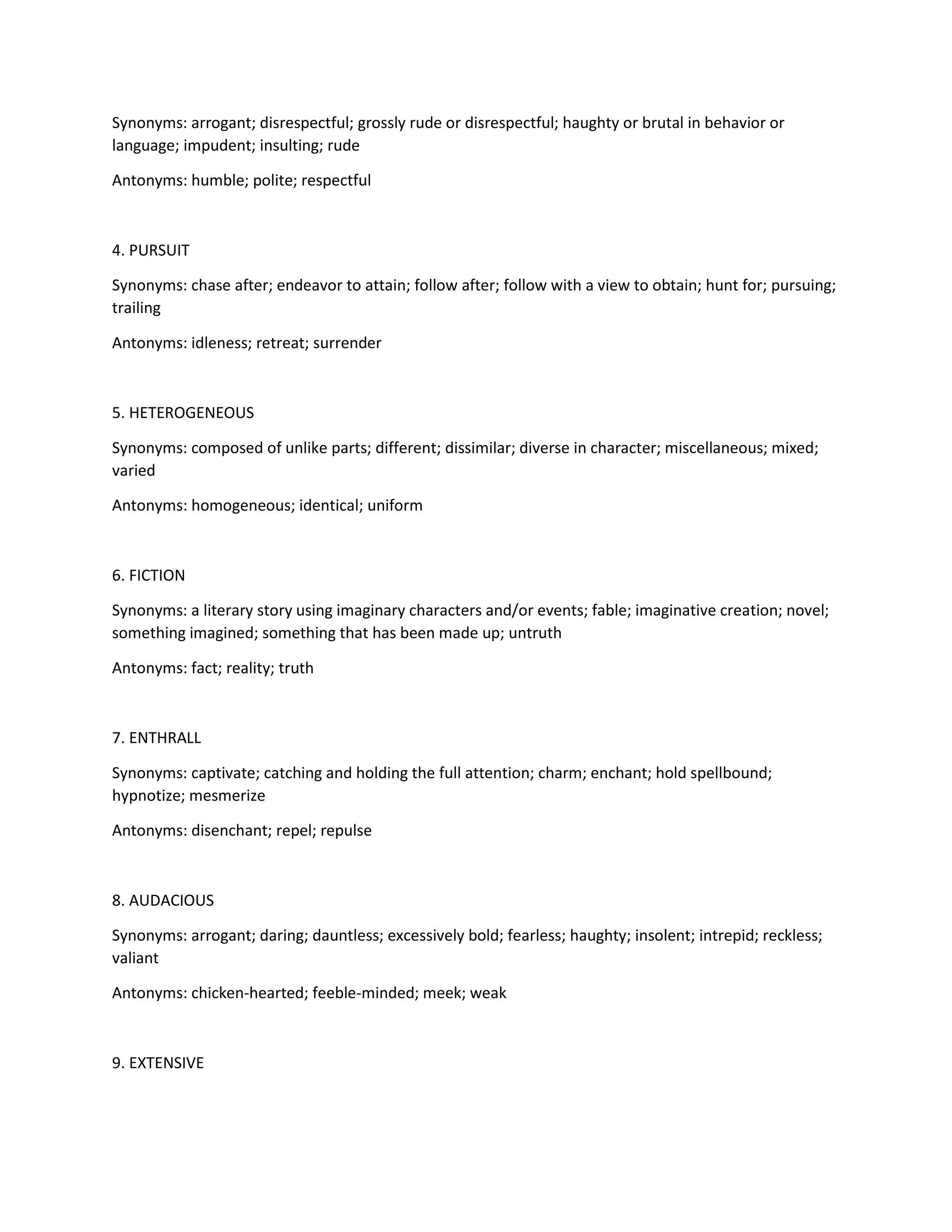 Gre Words Flashcards | PDF