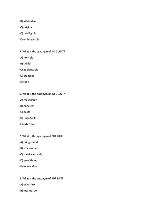 Gre Words Flashcards | PDF