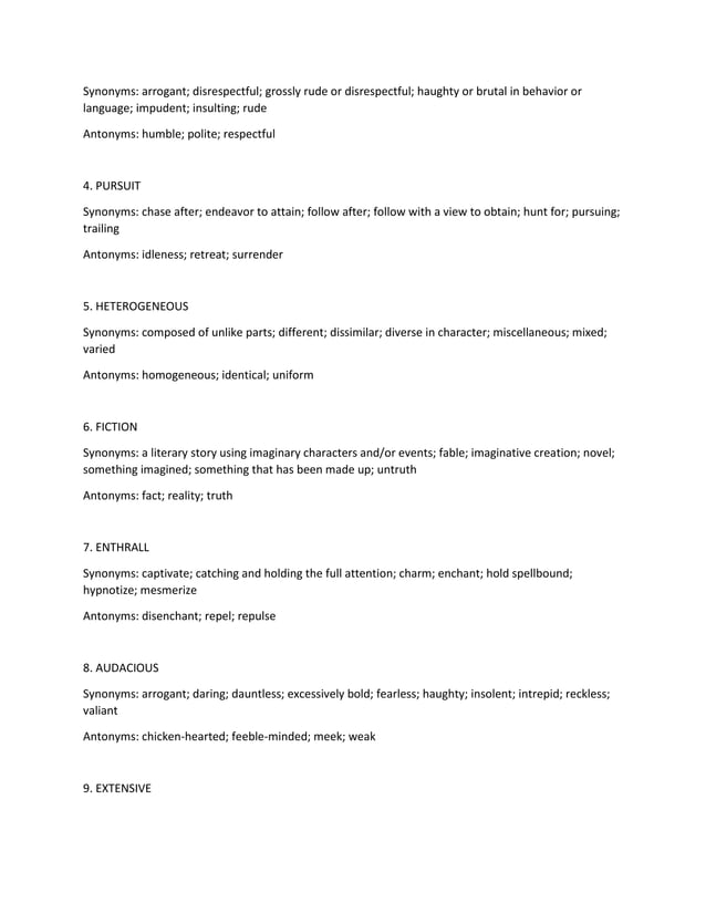 Gre Words Flashcards | PDF