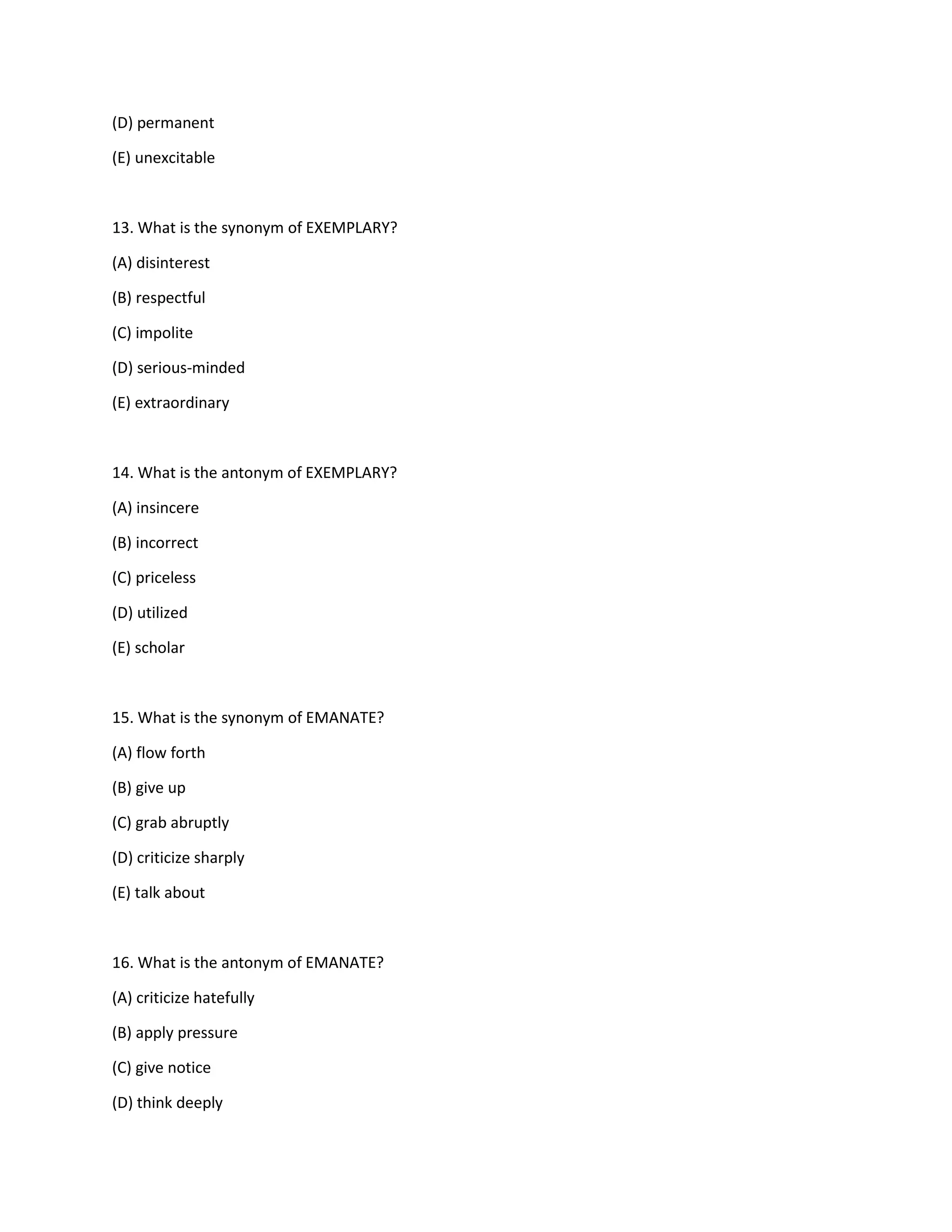 Common Sat Words | PDF
