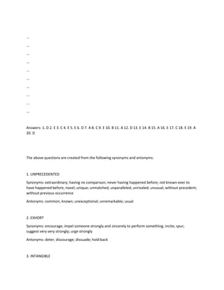 Common Sat Words | PDF