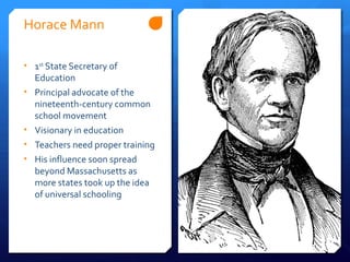 Slideshow: The Common School Movement | PPT