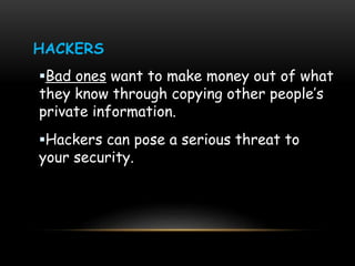 Common Security Issues on the Internet | PPTX