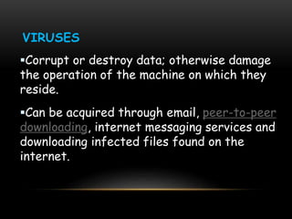 Common Security Issues on the Internet | PPTX