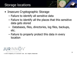 Correct the most common web development security mistakes - Eric ...
