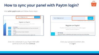 Common seller Paytm login English | PPT | Free Download