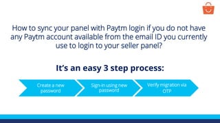 Common seller Paytm login English | PPT | Free Download