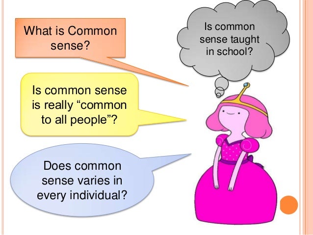 Common sense in philosophical and scientific perspective group 3