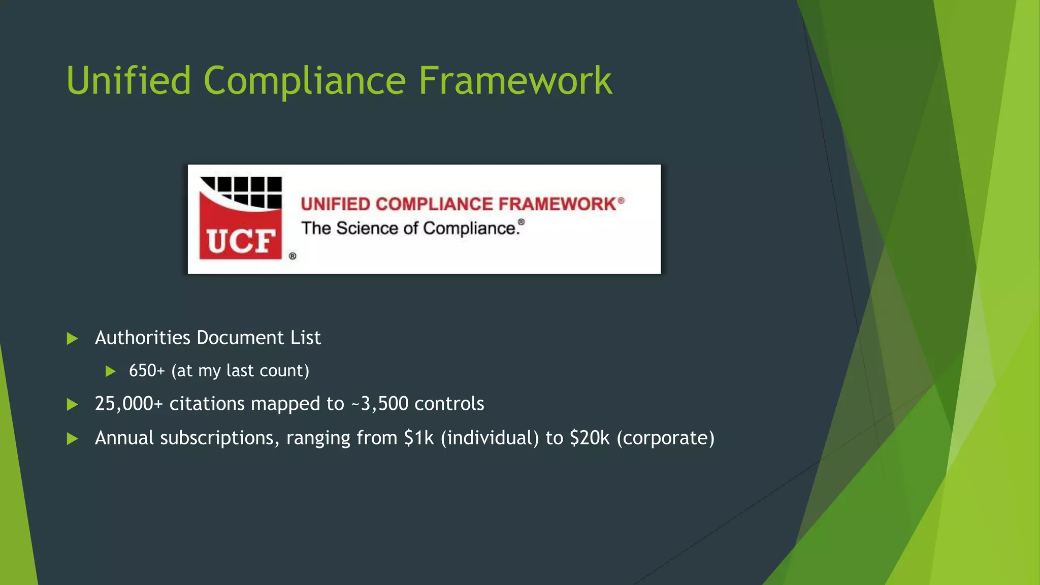 Common Sense Security Framework | PPTX
