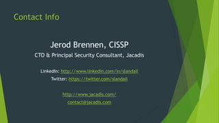 Common Sense Security Framework | PPT