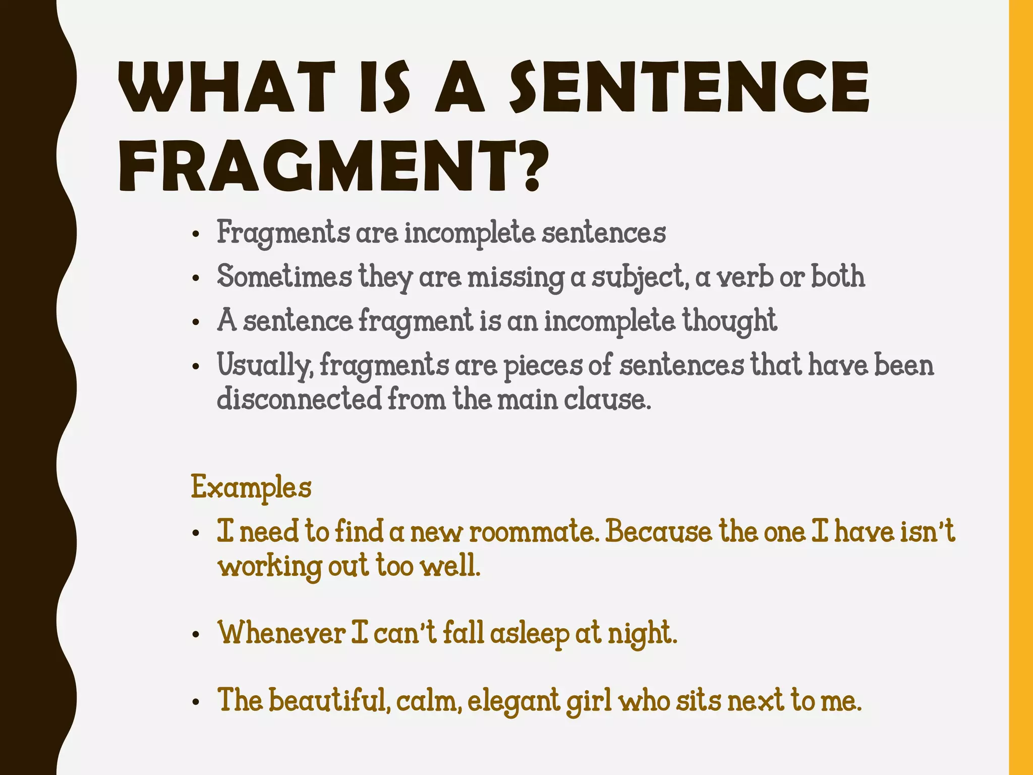 Common Sentence Errors Pdf