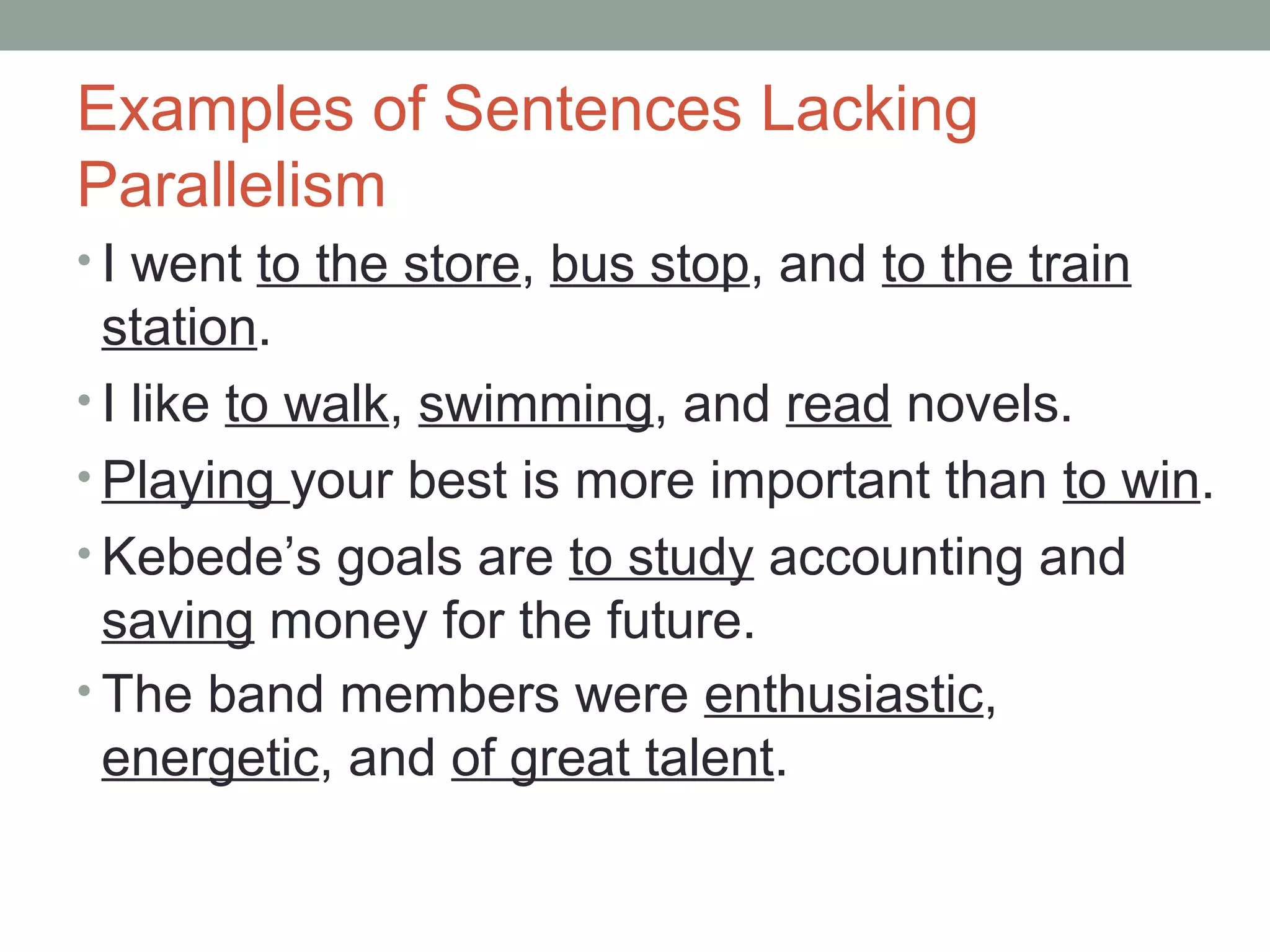 Common Sentence Faults or Errors and how to correct them | PPT
