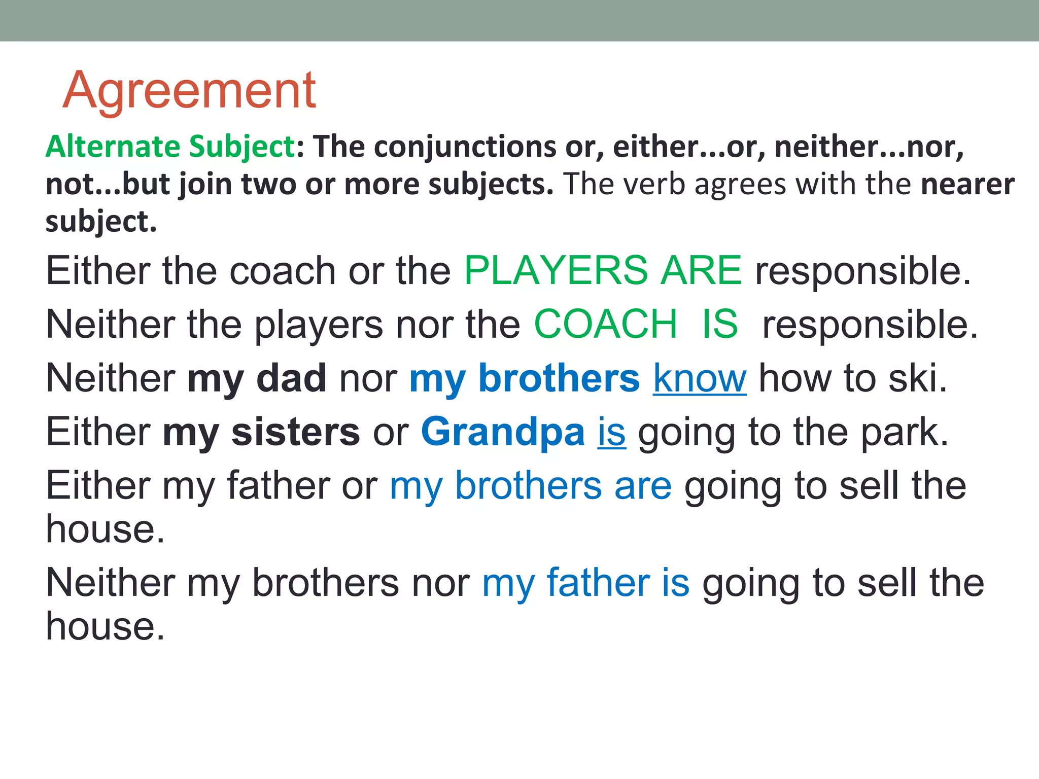 Common Sentence Faults or Errors and how to correct them | PPT