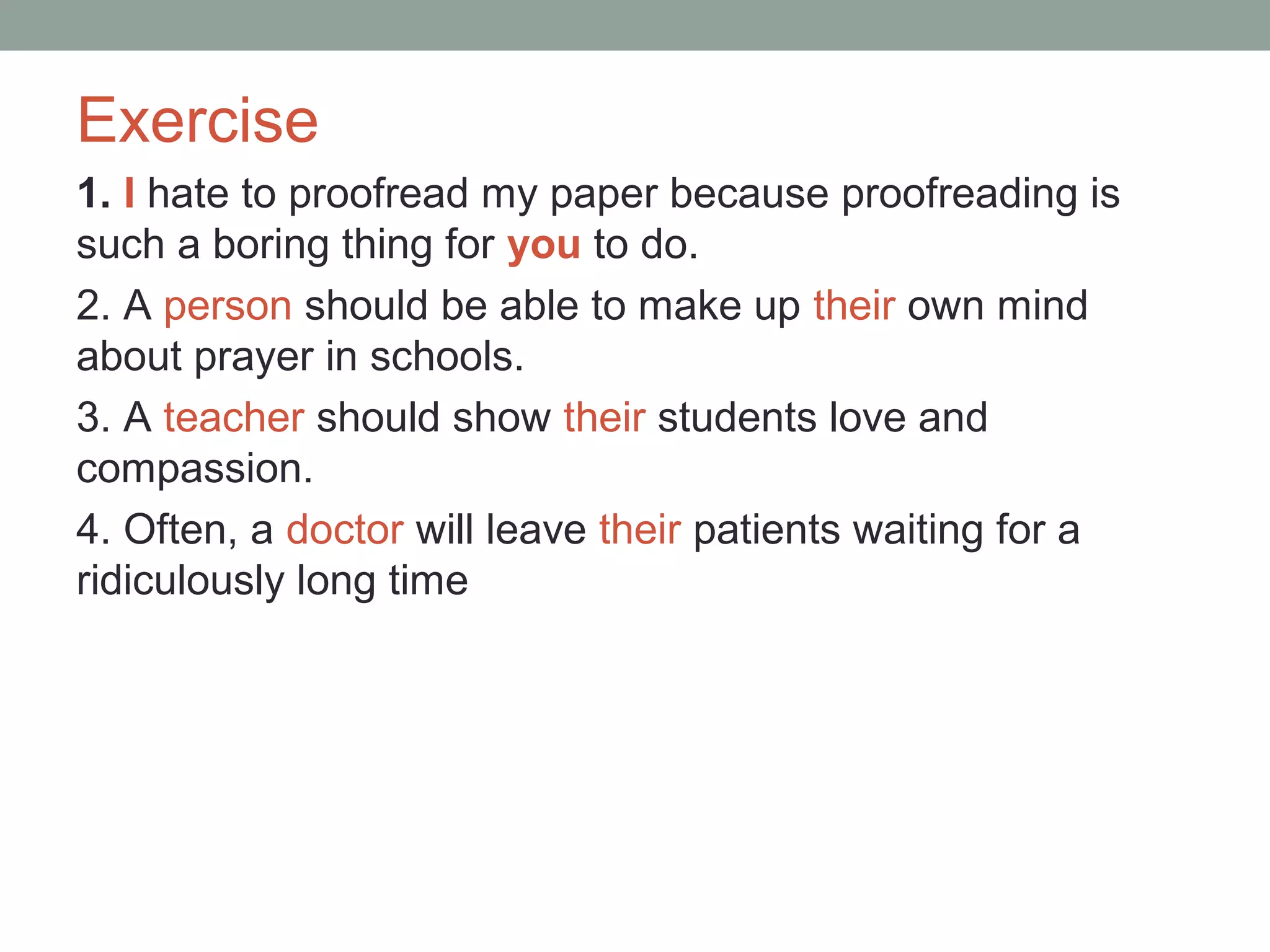 Common Sentence Faults or Errors and how to correct them | PPT