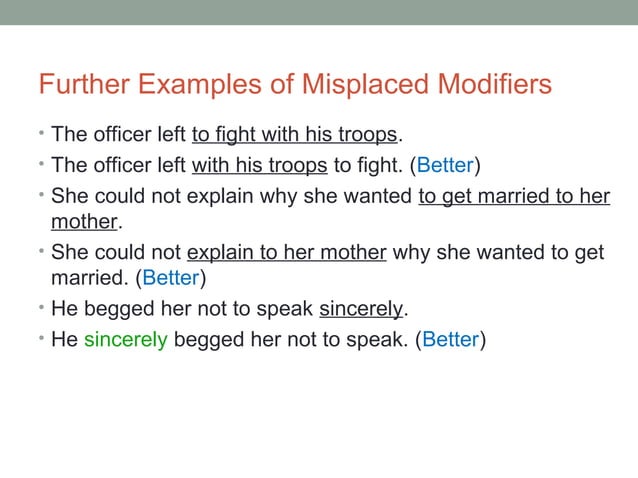 Common Sentence Faults or Errors and how to correct them | PPT