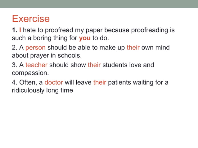 Common Sentence Faults or Errors and how to correct them | PPT
