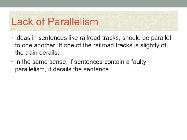 Common Sentence Faults or Errors and how to correct them | PPT