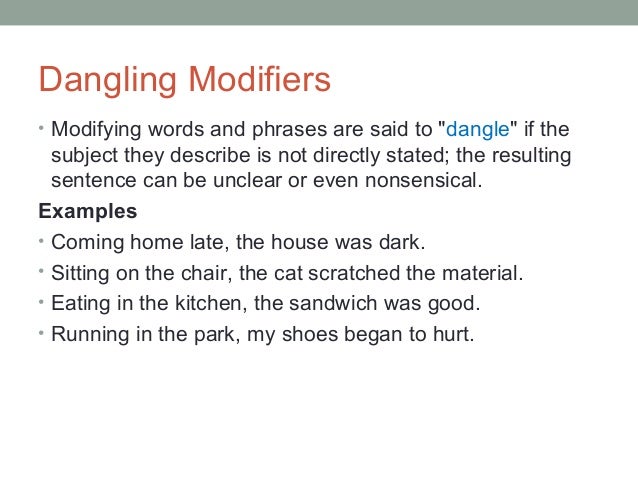 Common Sentence Faults or Errors and how to correct them