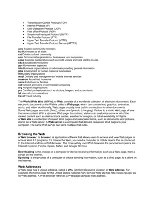 Common services of Internet .docx