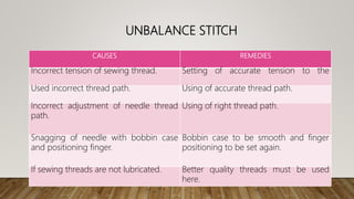 Common sewing machine troubles | PPTX