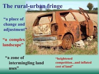 Commons in the Rural Urban Fringe | PPT