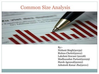 Common Size Analysis | PPTX