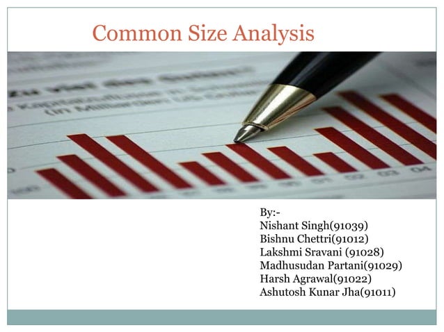 Common Size Analysis | PPTX
