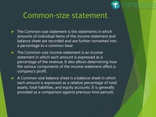 Common Size Income Statement and Balance Sheet | Accounting | PPT