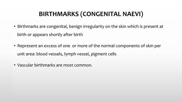 Common skin conditions in neonates | PPTX