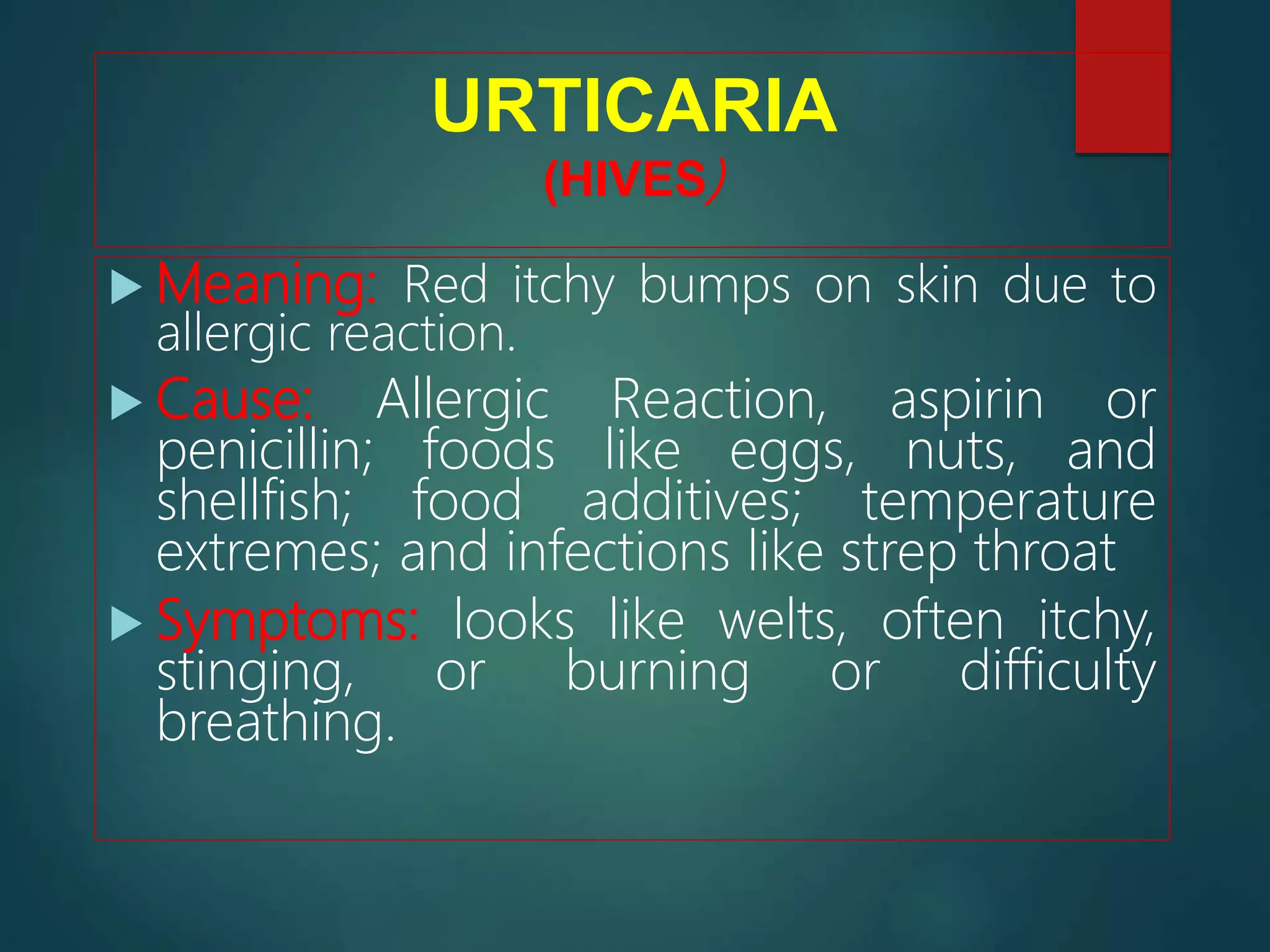 Common Skin Diseases | PPT