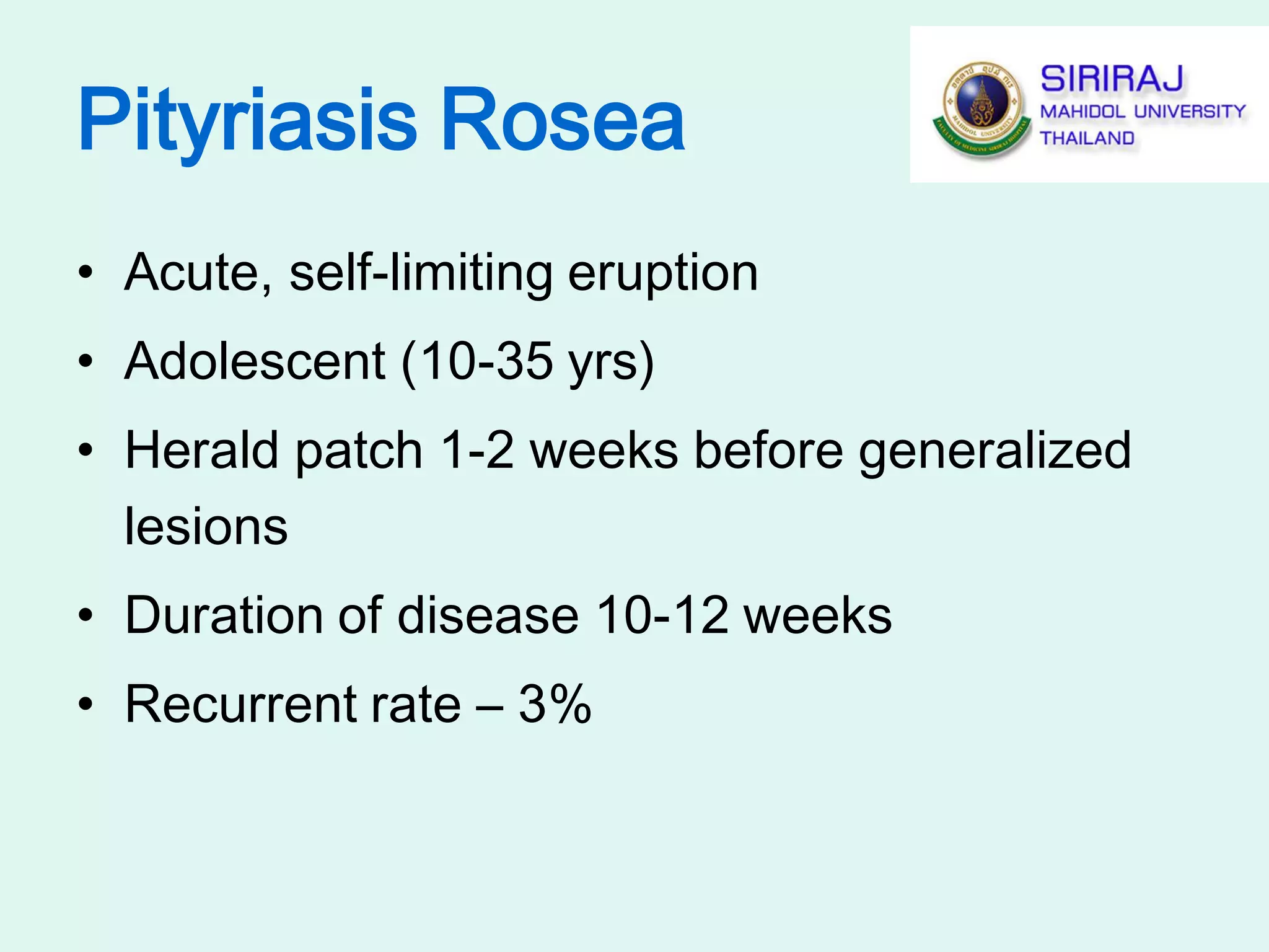 Common skin diseases | PDF