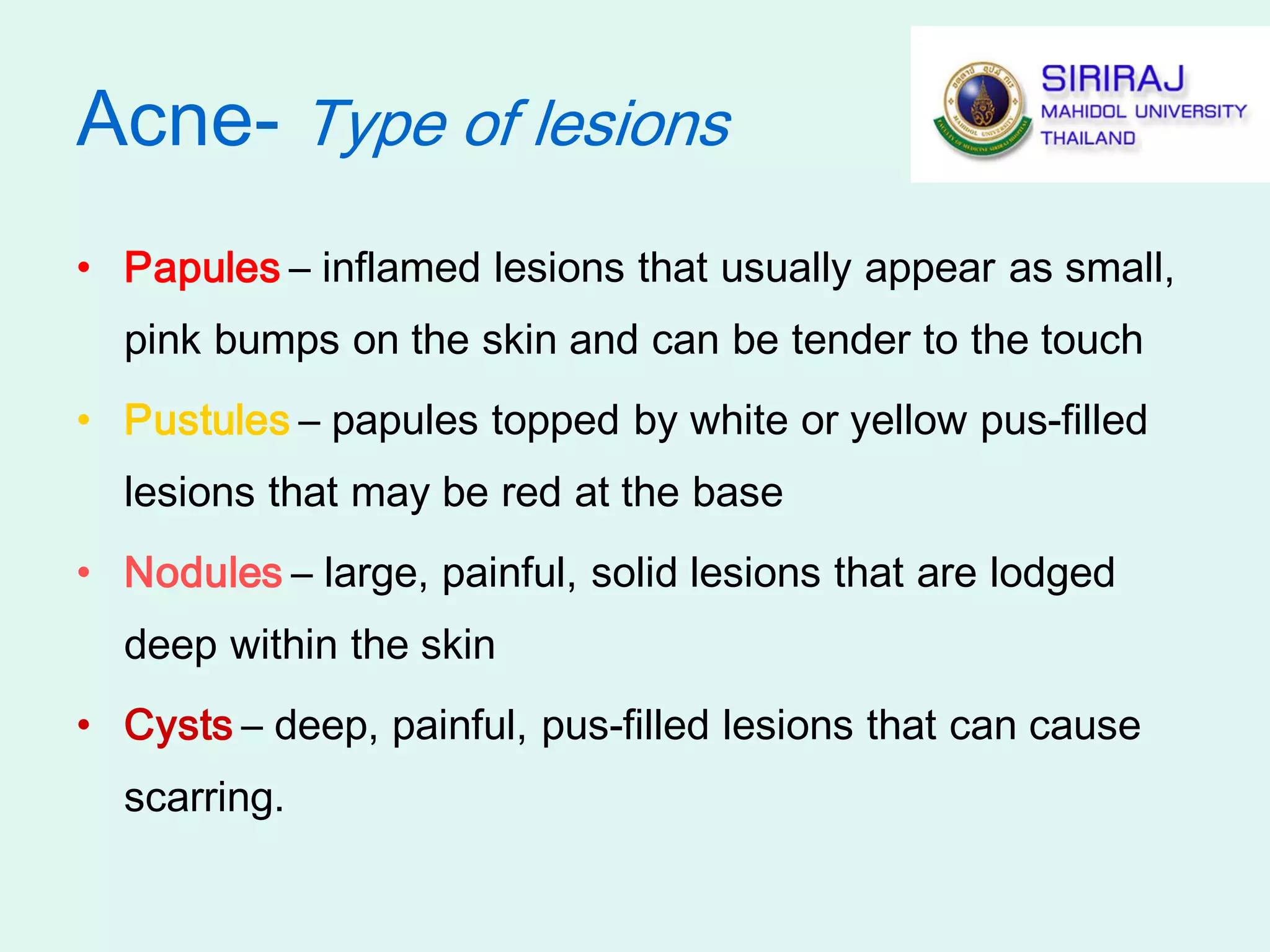 Common skin diseases | PDF