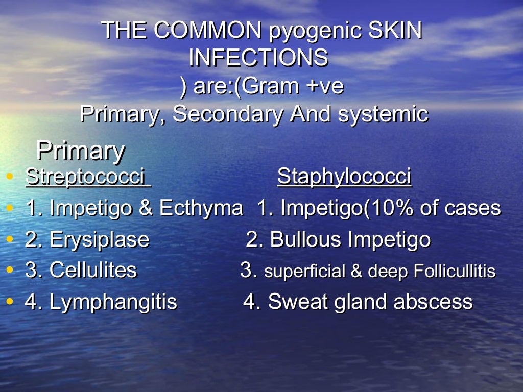 Common skin infections