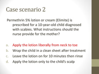 Common skin problem postest | PDF