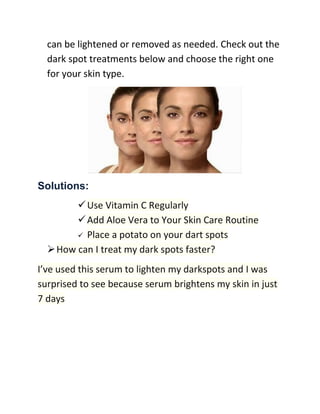 Common Skin Problems and their solutions for healthy skin.pdf