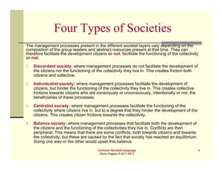 Common societal language | PPT